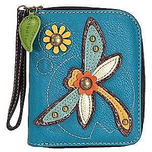 Chala Dragonfly Zip-Around Wallet/Wristlet
