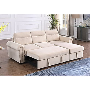 Lilola Home Ashton Sectional, Beige