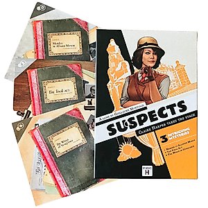 Suspects | Murder Mystery Game | 3 Cases to Solve | 1 to 6 Players | 60 Minutes