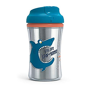 First Essentials by NUK Fun Grips Hard Spout Sippy Cup in Assorted Colors and Patterns, 9 oz., 2-Pack