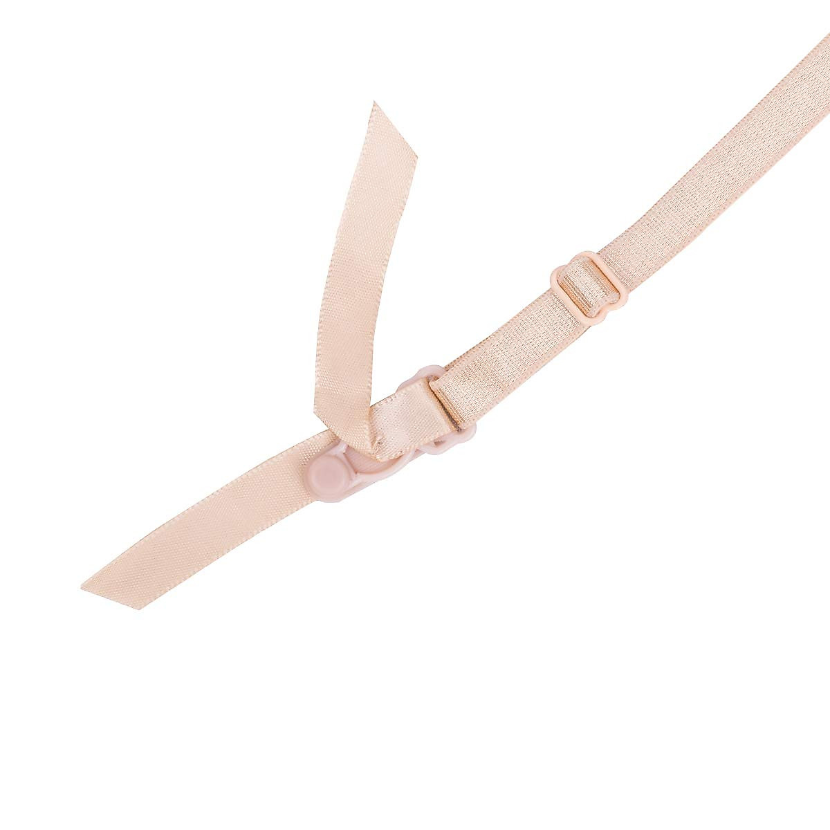 Aneliya Women's Lace Garter Belt for Thigh High Stockings(Beige)