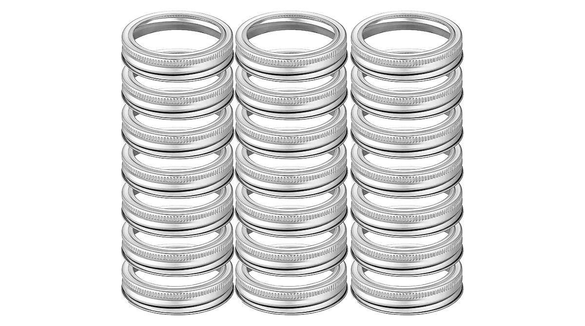 42 Canning Rings for Regular Mouth Mason Jars