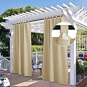 StangH Red Velvet Curtains & Outdoor Waterproof Blackout Curtains