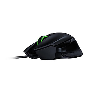 Razer Basilisk Gaming Mouse: 16,000 DPI Optical Sensor - Chroma RGB Lighting - 8 Programmable Buttons - Mechanical Switches - Customizable Scroll Resistance - Classic Black