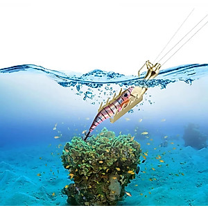 GaiRen Fishing Lures Retriever, Baits Rescuer Saver for Under above Water snags,Fishing Equipment Bait Retriever Seeker Lure Saving Tackle with 90 FT PE Line Rope