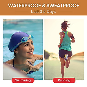 Tattoo Cover Up Tape, Ultra Thin Patch for Tattoo Scar and Birthmarks, Invisible Waterproof Skin Tone Concealer Sticker for Covering Up Scars Tattoos,6 Count (Pack of 1)