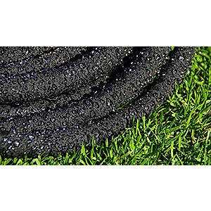 Rocky Mountain Goods Soaker Hose - Heavy duty rubber - Saves 70% water - End cap included for additional hose connect - Great for gardens/flower beds - Reinforced fittings (50-Feet by 5/8-Inch)