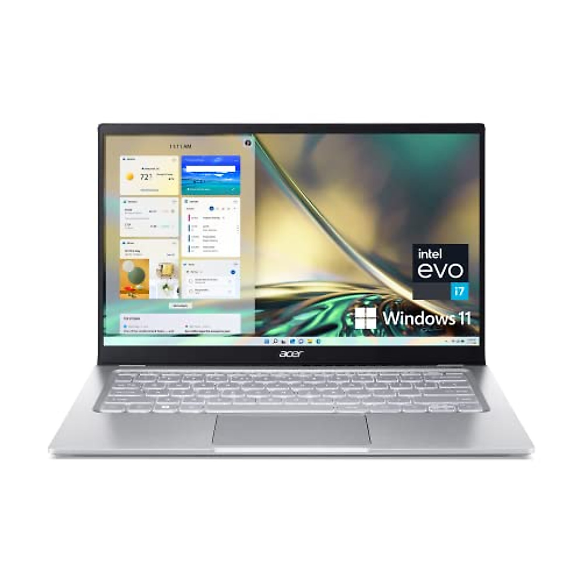Acer Swift 3 Intel Evo Thin & Light Laptop | 14" QHD 100% sRGB | Intel Core i7-1260P | Intel Iris Xe Graphics | 16GB LPDDR4X | 512GB SSD | Killer Wi-Fi 6E AX1675 | Windows 11 Home | SF314-512-78JG