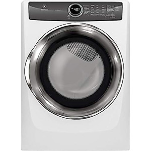 Electrolux EFMG527UIW 27 Inch Gas Dryer with 8 cu. ft. Capacity, 8 Dry Cycles, 5 Temperature Settings, in White