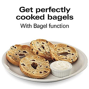 Hamilton Beach Professional 22991 Toaster with Deep & Wide Slots for Artisan Bread & Bagel and Sure-Toast Technology, Auto Shutoff, 2-Slice, Stainless Steel