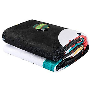 Snowman Throw Blanket, Super-Soft Extra-Large Snowman Winter Blanket for Boys, Girls, Adults, Teens, and Kids, Fleece Winter Themed Blanket (50 in x 60 in) Warm and Cozy Throw for Bed, Crib or Couch