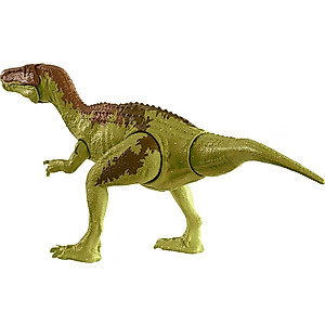 Mattel Jurassic World Camp Cretaceous Roar Attack Baryonyx Limbo Dinosaur Action Figure Toy with Strike Feature and Sounds