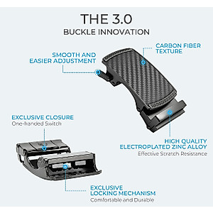 CHAOREN Ratchet Elastic Belt for Men - Nylon Web Adjustable Belt 1 3/8" Fabric Golf Belt - for Casual Wear