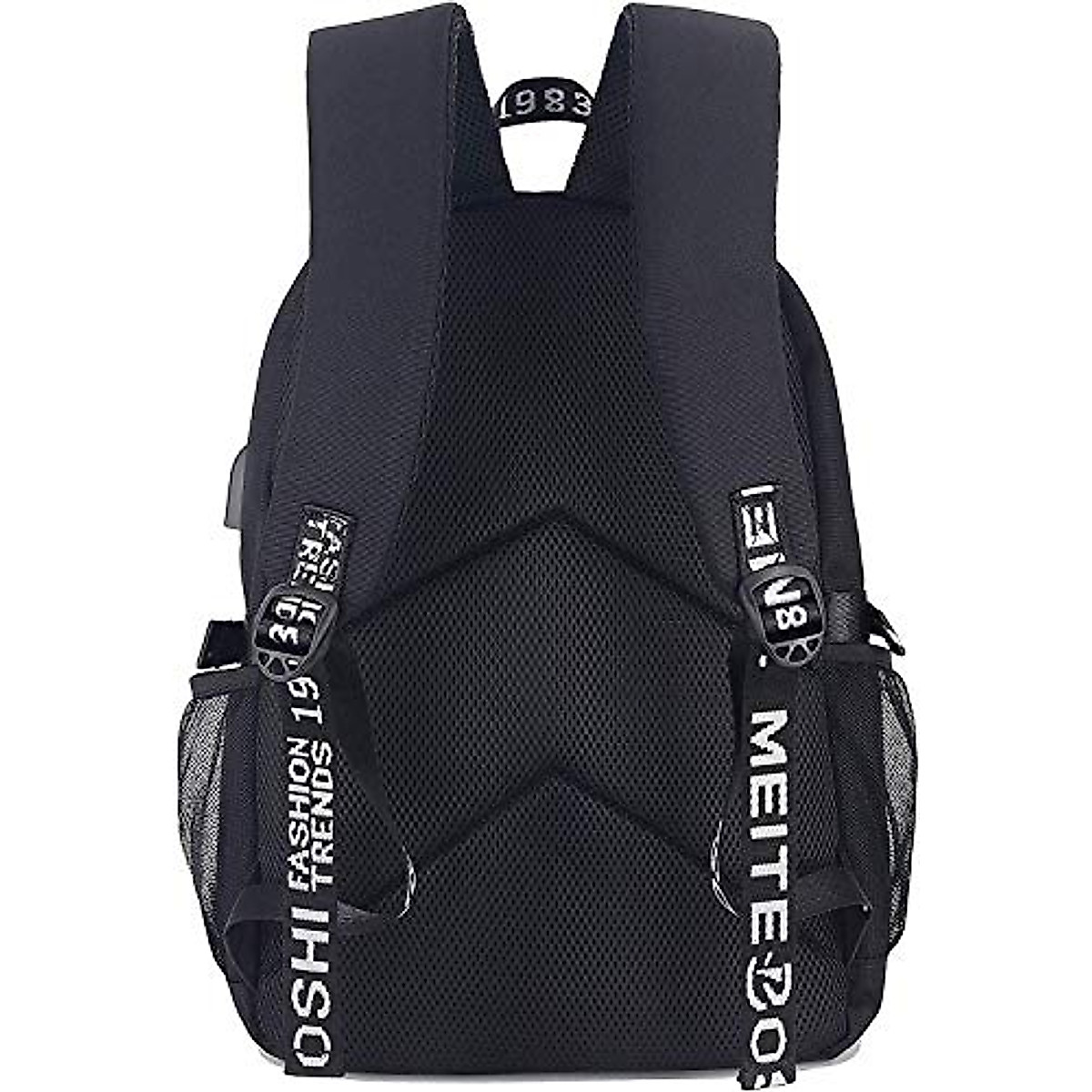 Roffatide Anime Jujutsu Kaisen Gojo Satoru Laptop Backpack with USB Charging Port & Headphone Port