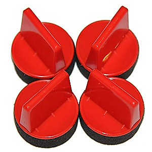 Leather Hero Pack of 4 Foam Dauber - Shoe Polish Applicator Brush - Shoe Polish Sponge for Shoe Shining & Polishing