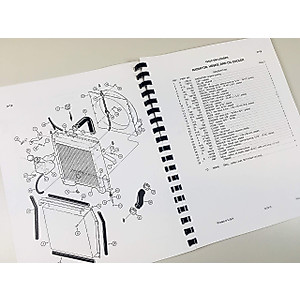 J I Case 1845C Uni Loader Parts Manual Catalog Skid Steer Assembly Exploded View Y