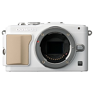 Olympus E-PL5 16MP Mirrorless Digital Camera with 3-Inch LCD, Body Only (White) (Old Model)