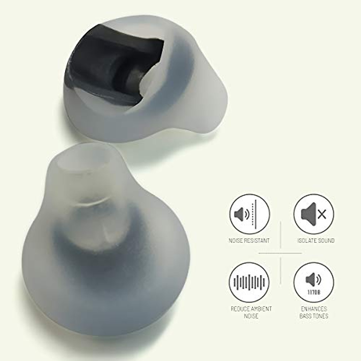 Cerepros Silicone Earbuds Replacement Tips for Bose in-Ear Earphones Small Medium Large 3 Pairs