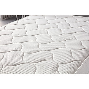 Oliver Smith - Organic Cotton - 10 Inch - Comfort Firm Sleep - Cool Memory Foam & Pocket Spring Mattress - Green Foam Certified - Full Size