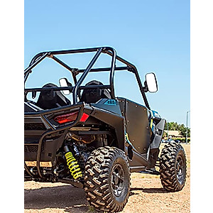 UTV Mirrors, KEMIMOTO UTV Side Mirrors Fits 1.6-2 IN Roll Cage Compatible with Pioneer Polaris RZR 900 1000 Can Am Kawasaki Mule Rhino YXZ Zforce Shatter Proof Tempered Glass