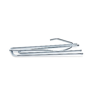 Dritz Home 44324 Long Neck Pleater Drapery Hooks (14-Piece) , Silver