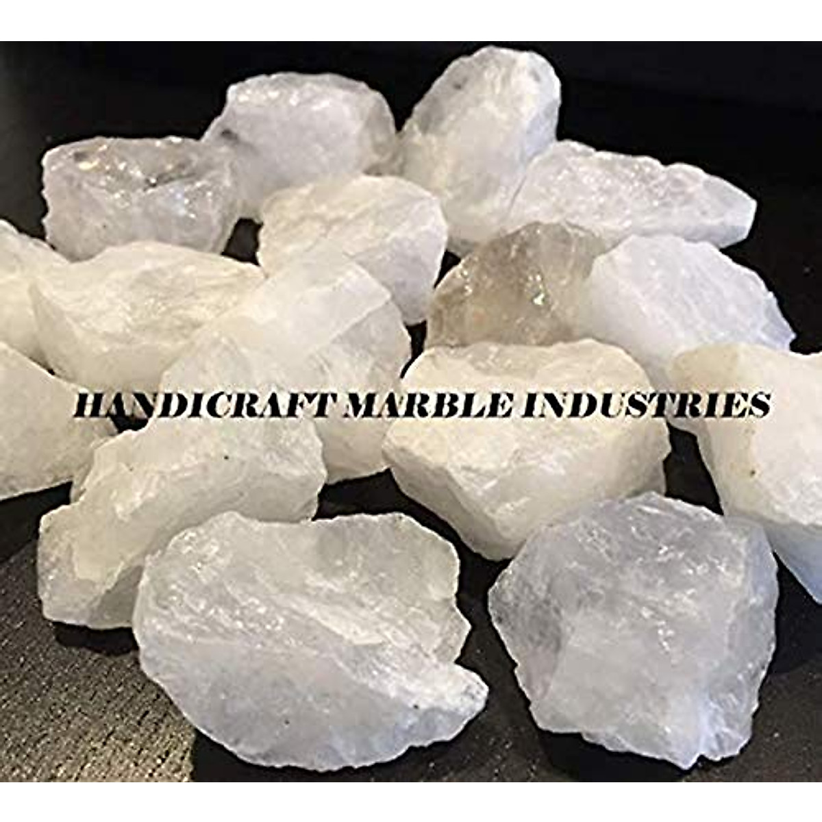 18" Inch Agate Square Table, Natural Agate Table, Square Coffee Table, White Agate Table, Square Agate Stone Table