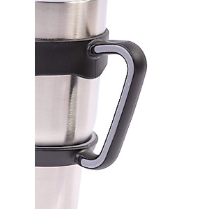 4 Bend Stainless Steel Straws Ozark Trail 30-Ounce Double-Wall Rambler Vacuum Cups - CocoStraw Brand Drinking Straw (1 Handle 30oz)