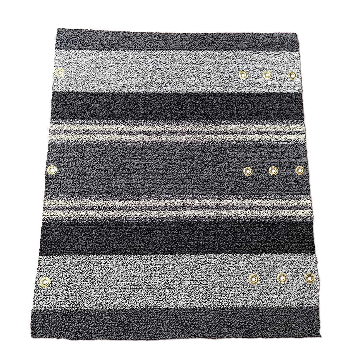 ShadePro RV Step Cover - Single (Black) - Adjustable Wrap Around Stair Rug Covers for RVs, Campers, and Trailers - 24 Inches - Trim to The Perfect Size - Fits Straight or Curved RV Steps