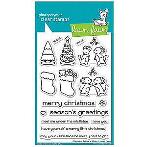 Lawn Fawn LF3223 Christmas Before 'N Afters 4X6 Clear Stamp Set