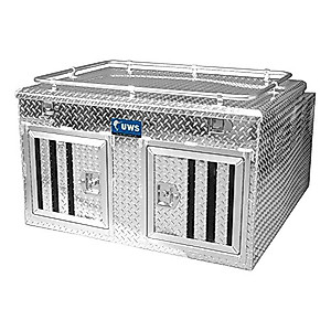 UWS DB-4848N 48" Northern 2-Door Deep Dog Box with Divider