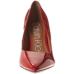 Calvin Klein Women's Gayle Pump, Crimson Red, 8