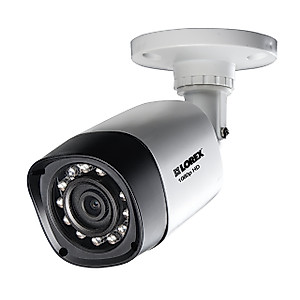 Lorex LBV2521B High Definition 1080p 2MP Weatherproof Night Vision Security Camera (White)