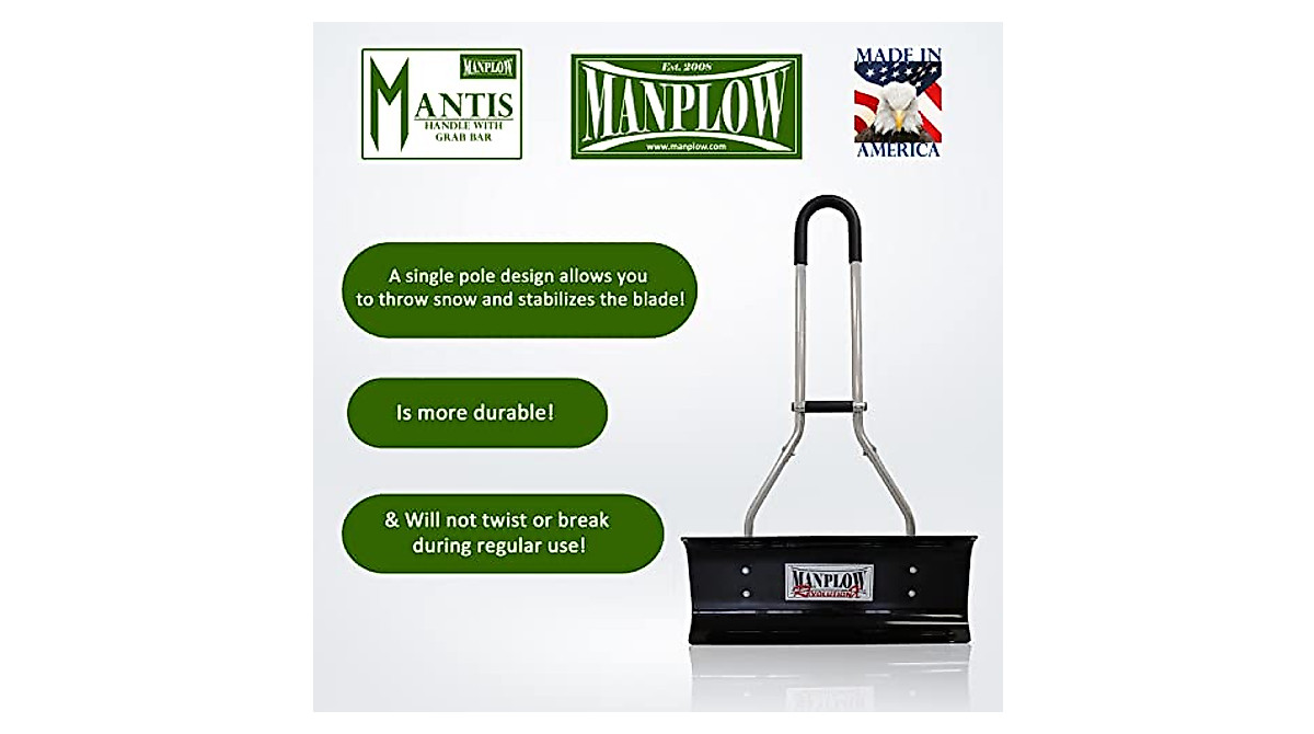 MANPLOW Mantis Handle with Grab Bar - 40"