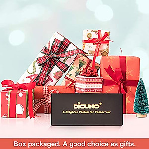 DiCUNO 60-Inch 1.5 Meter Soft Retractable Measuring Tape, Pocket, Body Tailor Sewing Craft Cloth Tape Measure (8 Colors Package)