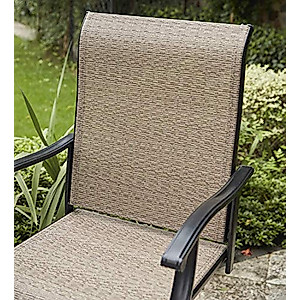 Outdoor Bar Stool Bistro Set, 3-Piece Patio Furniture Set, Patio Bistro Table and Bar Chairs