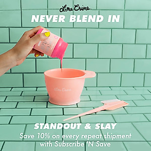 Lime Crime Unicorn Hair Dye Full Coverage, Anime (Candy Blue) - Vegan and Cruelty Free Semi-Permanent Hair Color Conditions & Moisturizes - Temporary Blue Hair Dye With Sugary Citrus Vanilla Scent