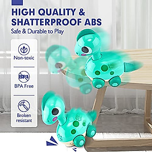 Baby Toys 6 to 12 Months Touch & Go Musical Light Infant Toys Baby Crawling Toys 6 Month Old Baby Toys 12-18 Months, Tummy Time Toys for 1 Year Old Boy Gifts Girl Toy, Baby Toddler Easter Toys Age 1-2