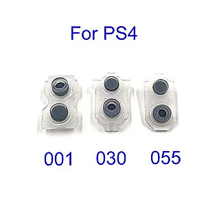 10 PCS JDS 001 011 030 JDM-030 040 055 Conductive Rubber Pads for PS4 Controller L2 R2 L1 R1 Rubber Buttons (JDS-030 JDS-040)