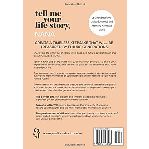 Tell Me Your Life Story, Nana: A Grandmother’s Guided Journal and Memory Keepsake Book (Tell Me Your Life Story® Series Books)