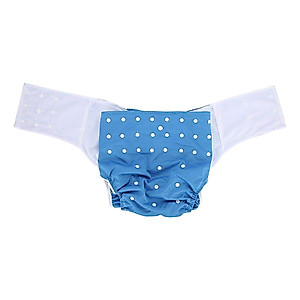 Diapers For Elderly Adults 6 Colors, Reusable Washable Waterproof Diapers Bedwetting Adults For Disabled Urine Loss, Adult Night Diapers For Incontinence Care(#1)