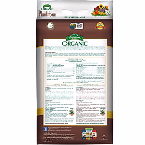 Espoma Organic Plant-Tone 5-3-3 Natural & Organic All Purpose Plant Food;18 lb. Bag; The Original Organic Fertilizer for All Flowers, Vegetables, Trees, and Shrubs.