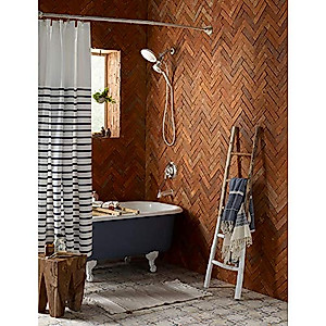 Moen 82611SRN Brecklyn Posi-Temp Tub/Shower with Magnetix Combination Rainshower and Handheld Shower