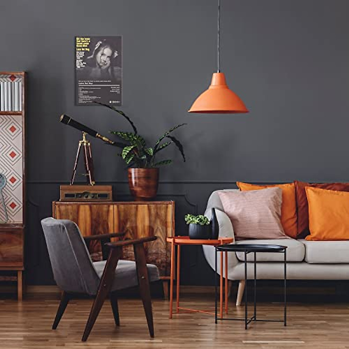 ADILAIDUN Pop Record Did you know that there's a tunnel under Ocean Blvd Album Cover Posters Music Collection Disc Wall Art Print Canvas Posters 12x18inch（Unframed 30x45cm Lana Del Rey）