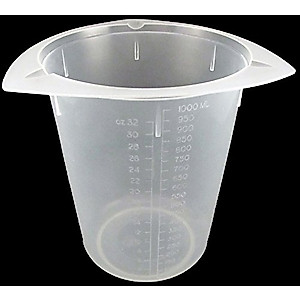 1000ml Tri-Pour Polypropylene Tri-Pour Beaker No Spill Pour Design