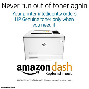 HP LaserJet Pro M452dn Color Laser Printer with Built-in Ethernet & Double-Sided Printing, Amazon Dash replenishment ready (CF389A)