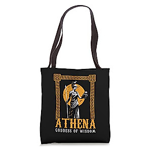 Athena, Goddess of wisdom Greek mythology Tote Bag
