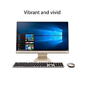 ASUS AiO All-in-One Desktop PC, 23.8” FHD Anti-glare Display, Intel Pentium Gold 7505 Processor, 8GB DDR4 RAM, 256GB PCIe SSD, Windows 10 Home, Kensington Lock, V241EA-ES001