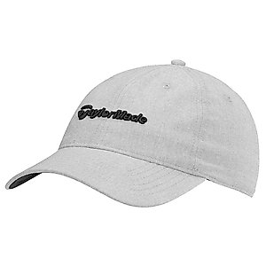 TaylorMade Men's Lifestyle Tradition Relaxed Adjustable Hat, Grey, One Size