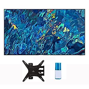 SAMSUNG QN65QN95BAFXZA 65" Neo QLED 120Hz Anti-Glare 4K Smart TV with a Walts TV Medium Full Motion Mount for 32"-65" Compatible TV's and a Walts HDTV Screen Cleaner Kit (2022)