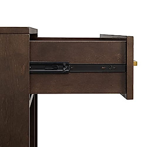 Crosley Furniture Juno Record Storage Cube Bookcase, Dark Brown